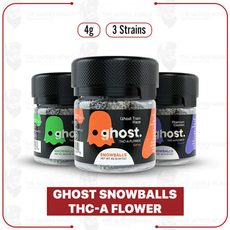 Ghost Snowballs THC-A Flower – 4G - The Vapers World