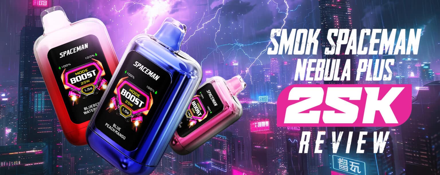 SMOK Spaceman Nebula 25K Plus Review - The Vapers World