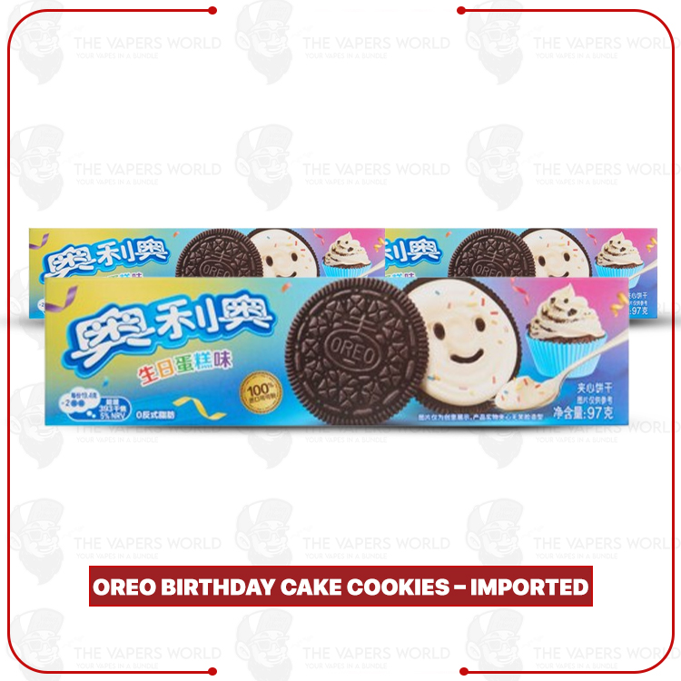 Buy Oreo Birthday Cake Cookies Online | The Vapers World