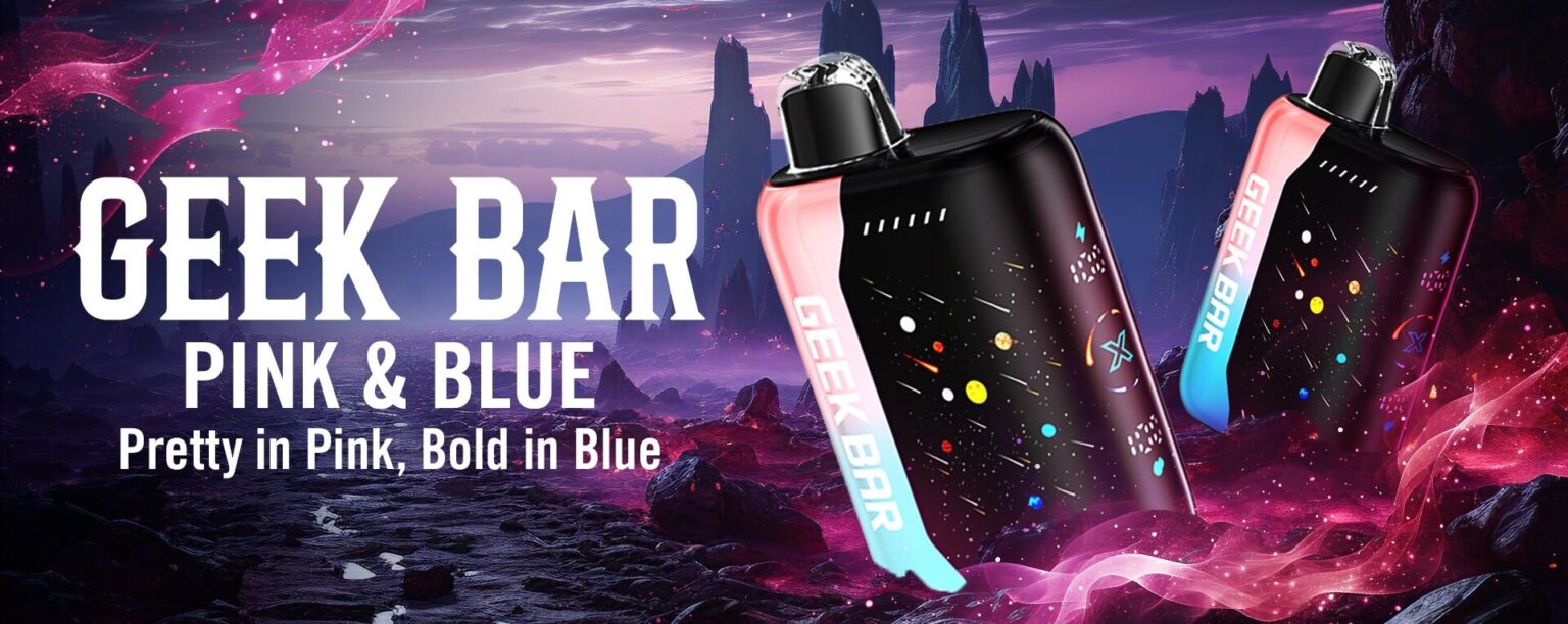 Geek Bar Pink & Blue Flavor | Sweet Candy-Style Vape